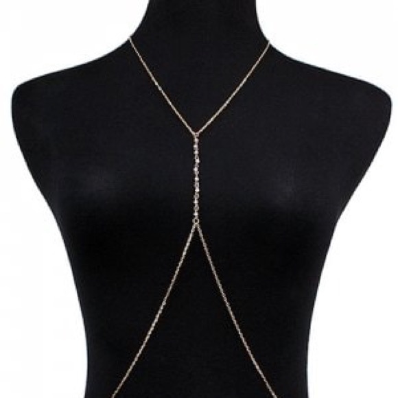 Jewelry | Body Chain With Rhinestones | Poshmark